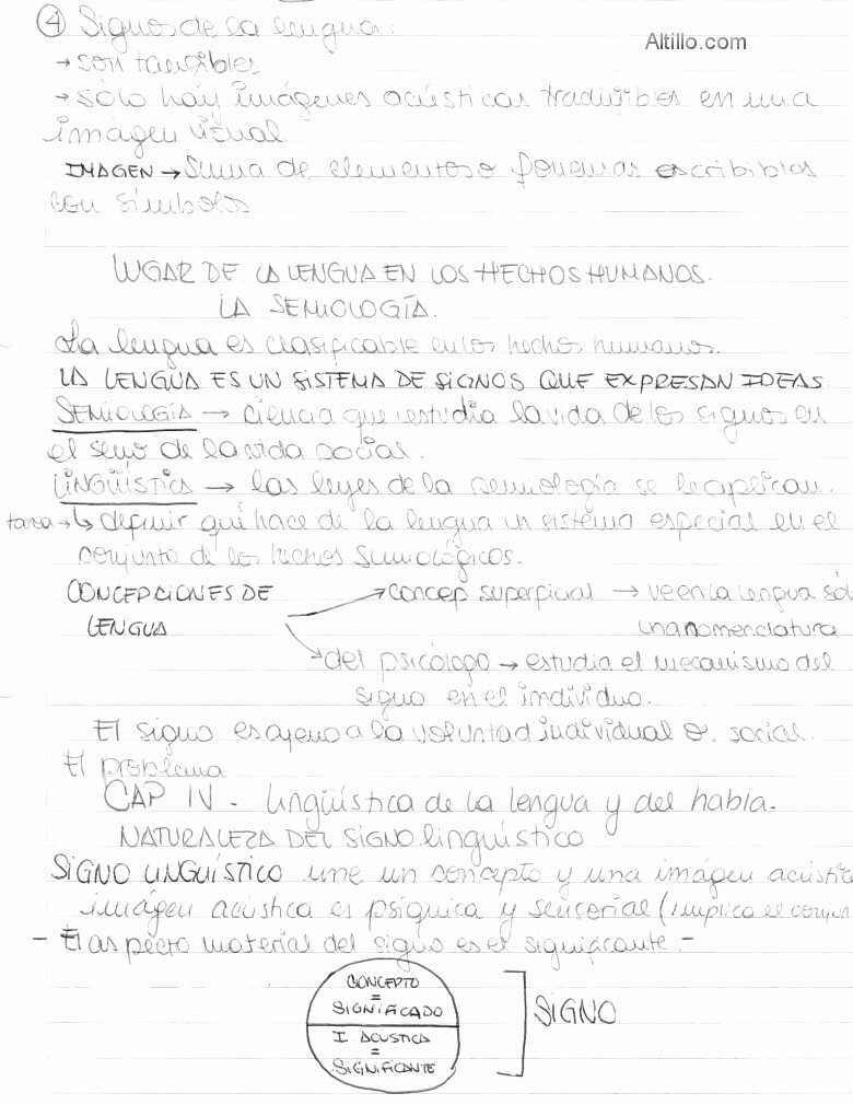 Resumen de Saussure - UBA - CBC - Semiologia - Cat. Arnoux - 2010 Resumen de Saussure - UBA - CBC - Semiologia - Cat. Arnoux - 2010